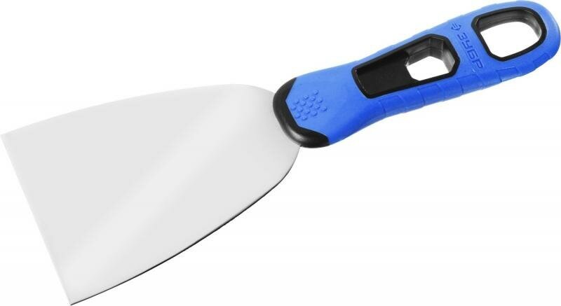 Шпатель с профилированным нержавеющим полотном и 2к ручкой 80мм Зубр «Профессионал» 10049-08_z03