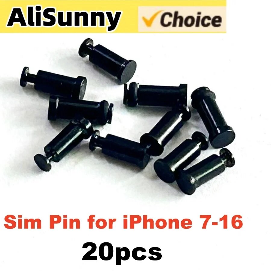 20 шт. внутренний штифт Sim для iphone 16 15 14 Plus 13 12 11 Pro Max X XS 7 8 Поддержка металлических пластин 20x for 11