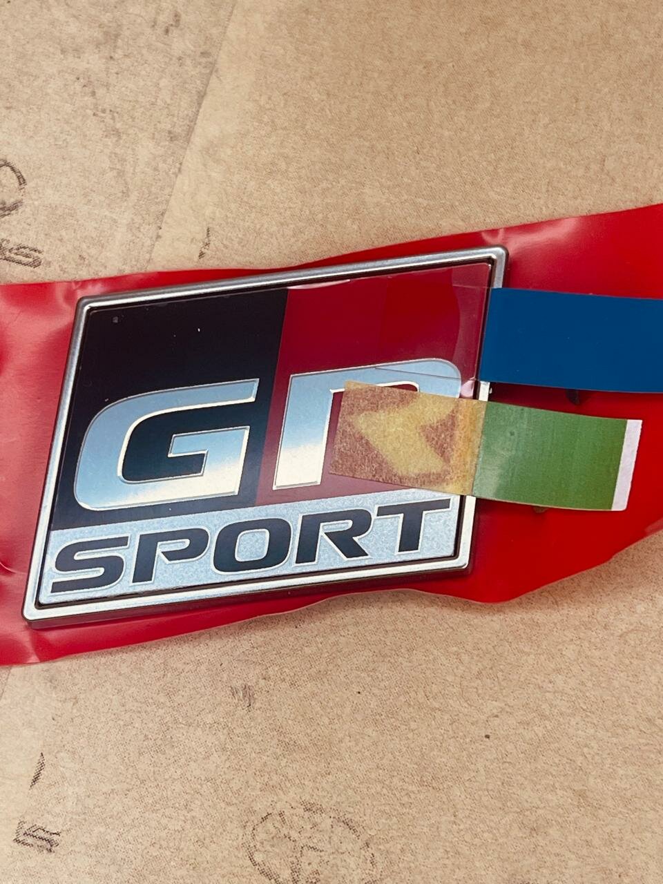 7536160030 Надпись значок крышки багажника Toyota GR Sport