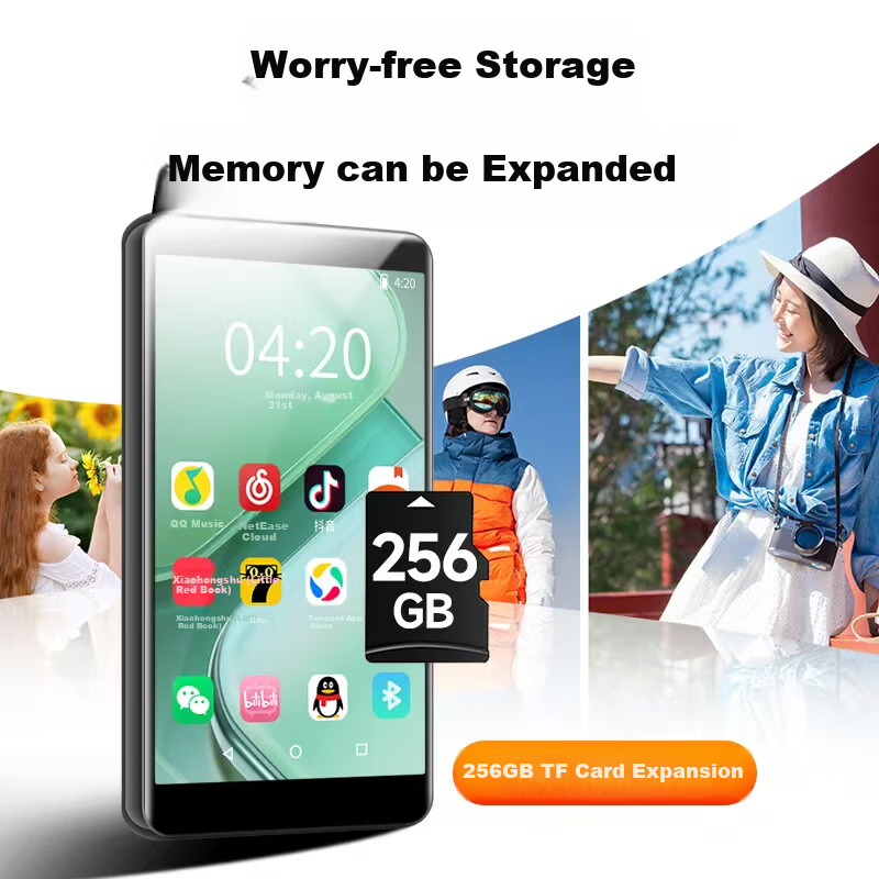 Newsmy A6 MP3/MP4 Player with WiFi, 3G+32G Memory, MP5 Music Player, Android 9.0, Bluetooth, Video Player, E-book Reader, 4.0-inch Screen