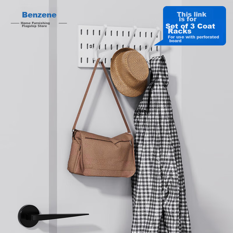 Banzhenni Pegboard, No Drilling Required, Entryway Storage, Desktop Book And Clothes Rack, Wall-Mounted Kitchen Hooks, Storage Cabinet Accessories, Customized Set