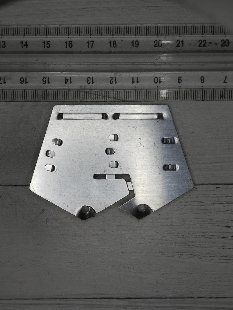 Орденская колодка алюминиевая № 2