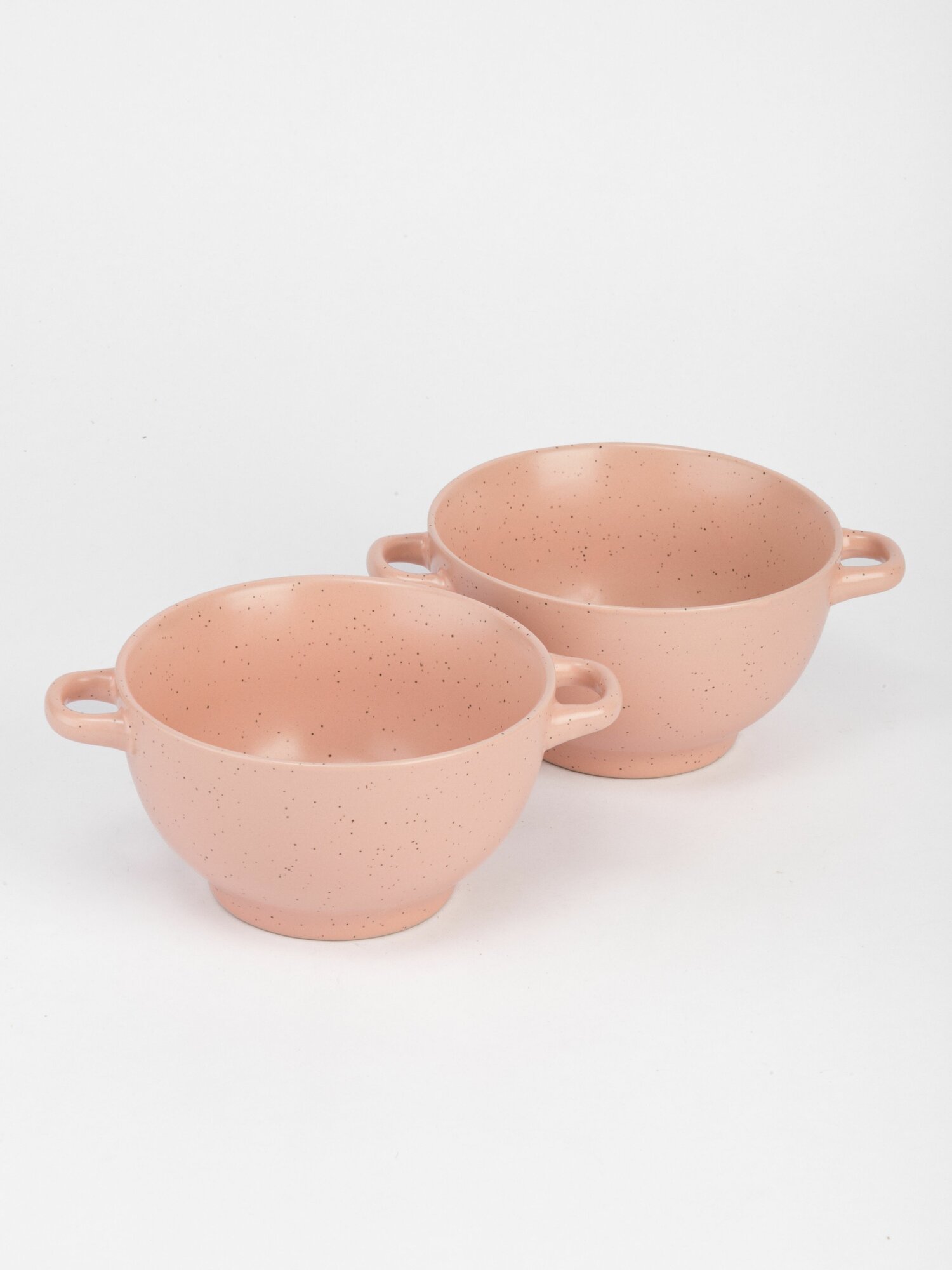 Бульонница 650мл Флоренция розовая - 2 шт