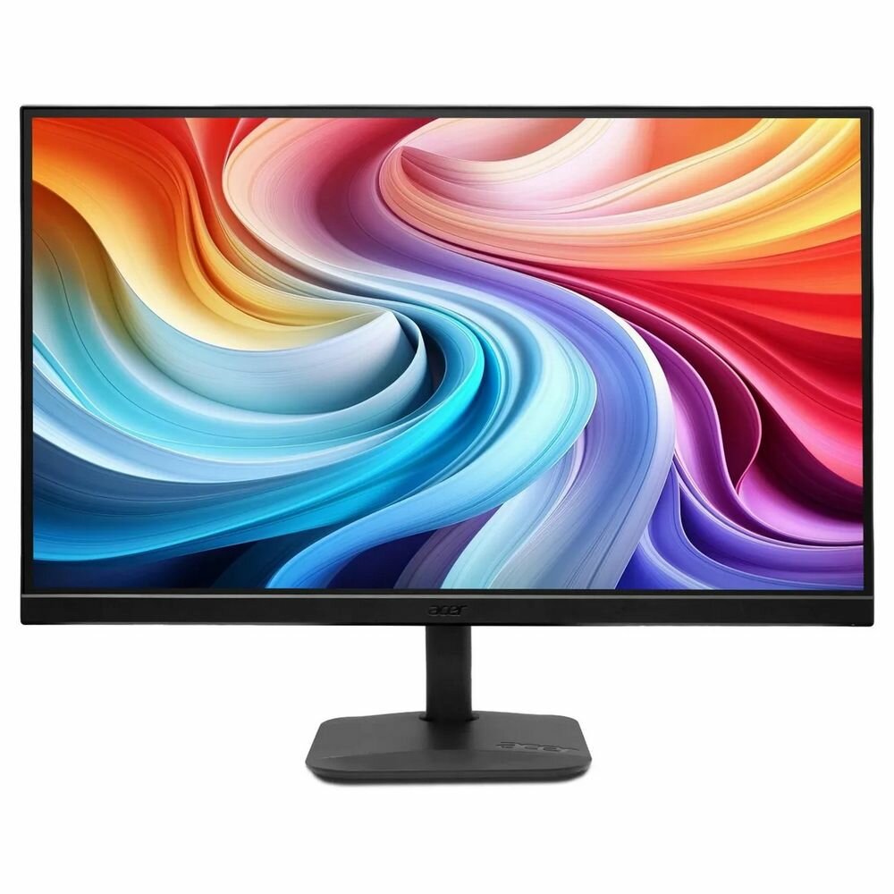 Монитор 27" ACER KA272Kbmiipx Black (IPS, 3840x2160, 4ms, 250cd, 60Hz, 2xHDMI(2.0) + 1xDP(1.2) + SPK + Audio out, Speakers 2Wx2, Internal, sync: FreeSync, hdr: HDR 10, Vesa: 100x100)