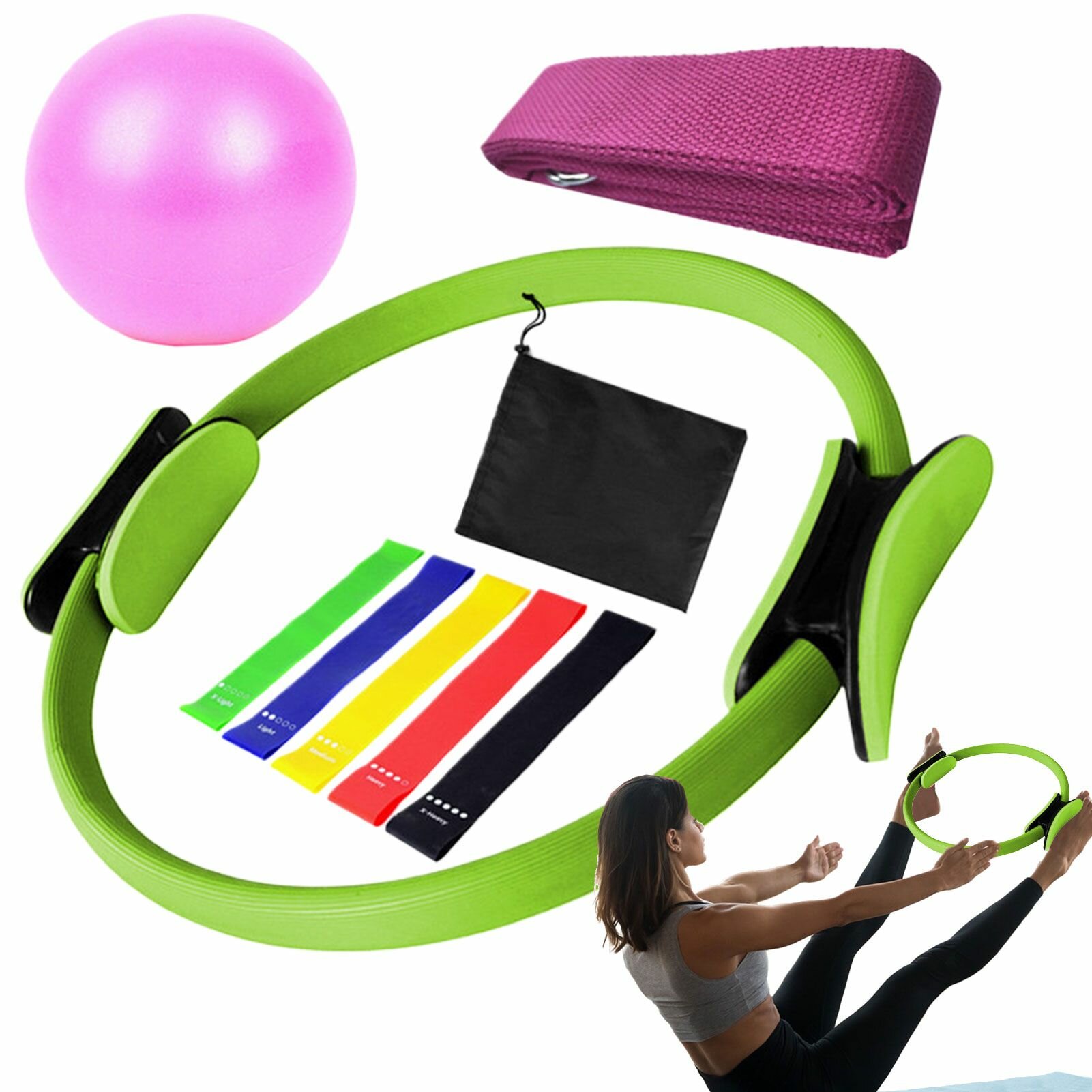 Набор фитнеса Pilates, набор фитнеса йоги , Кольцо для пилатеса