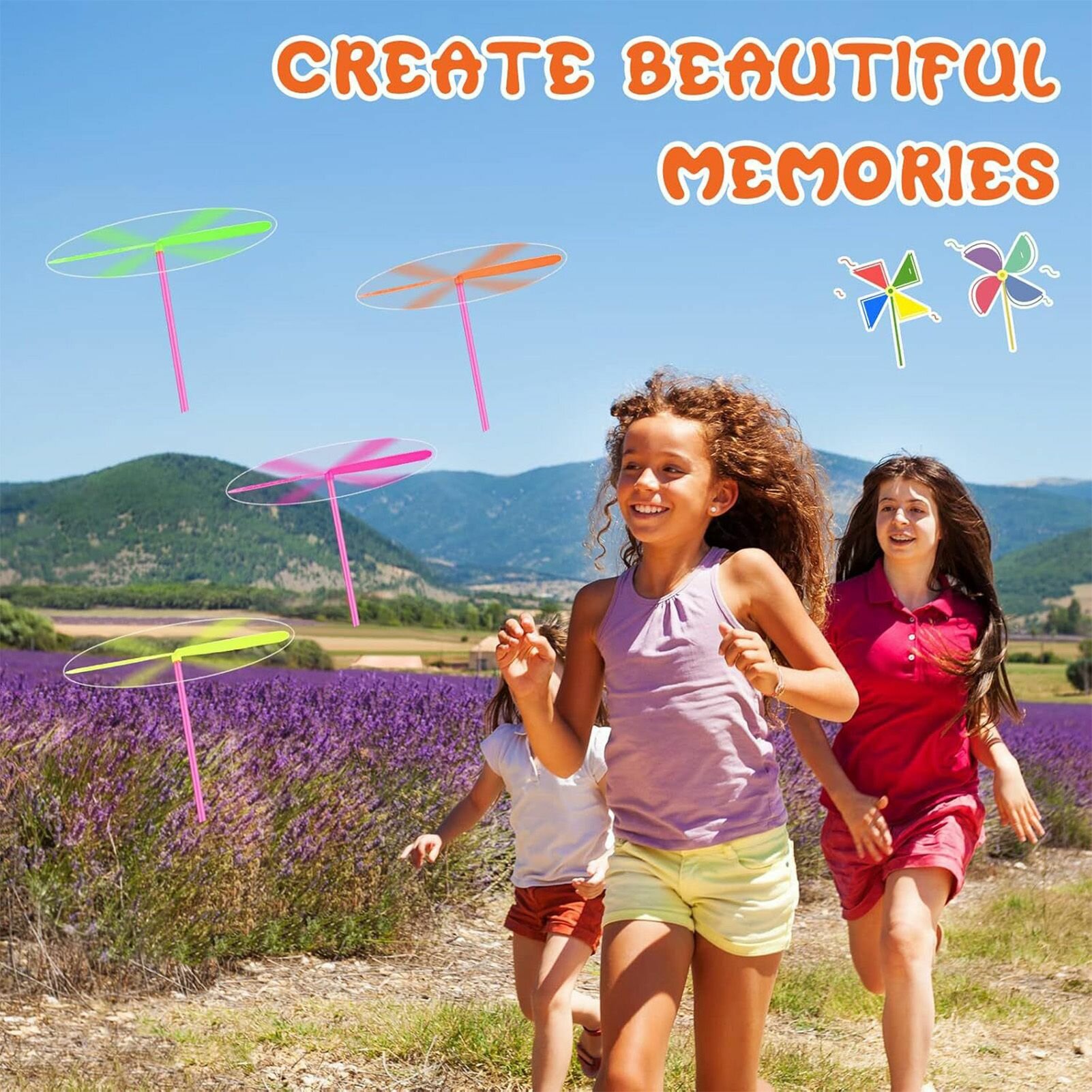 Набор 30 Красочных Пропеллеров С Трением Рук В Форме Насекомых , Дартс детский