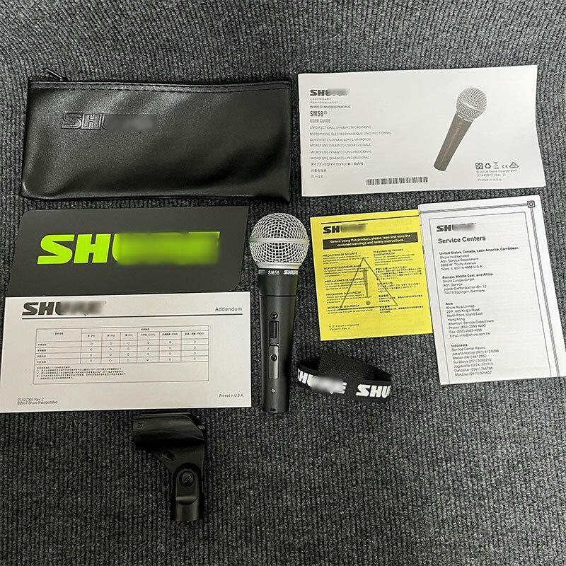 Shure Микрофон для живого вокала sm58s, черный