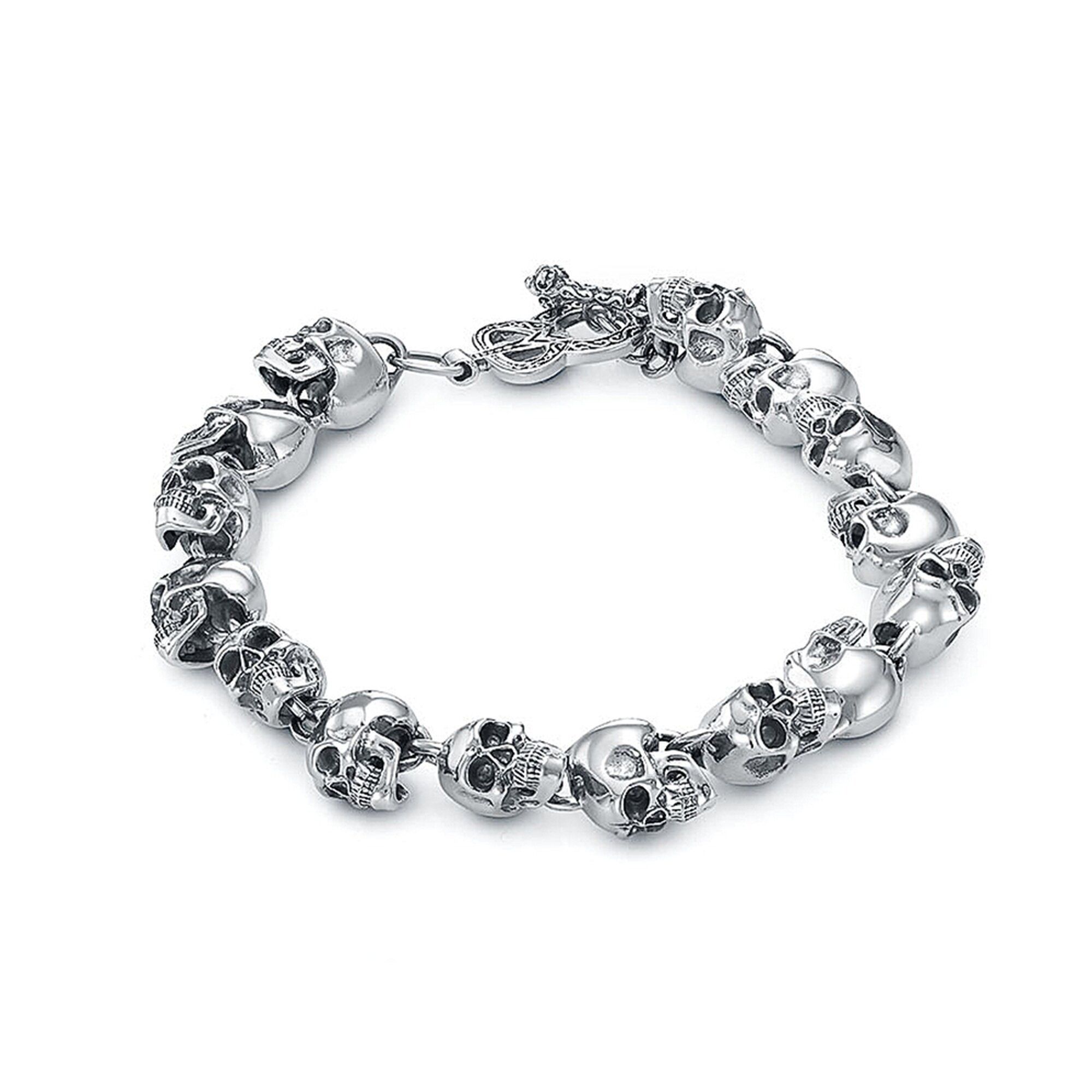 Глидерный браслет, серебро, 925 проба, чернение