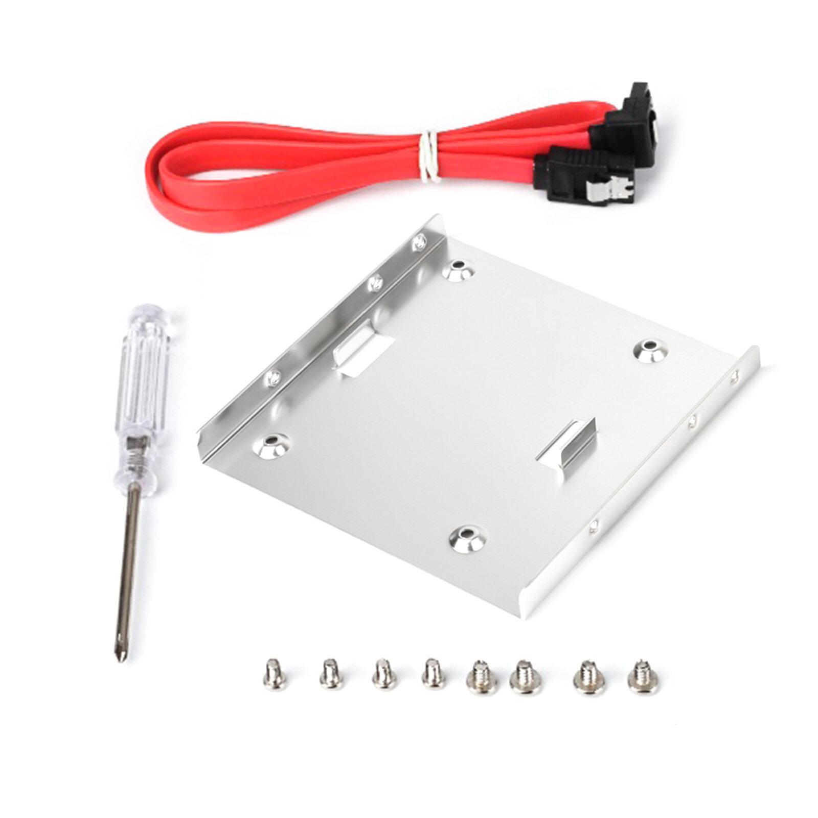 2,5-дюймовый-3,5-дюймовый SSD HDD Адаптер Кронштейн Металлический монтажный комплект Кронштейн Док-станция Держатель жесткого диска SSD лоток для настольного ПК