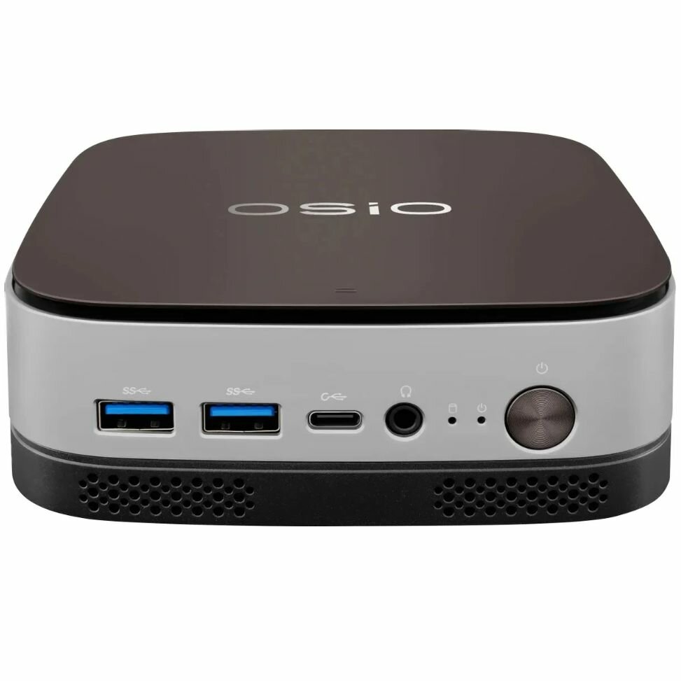Мини-ПК OSiO BaseLine B51I (B51I-016) коричневый - Intel Core i5-1235U, ядра: 10 x 1,3 ГГц, 16 Гб DDR4, Intel Iris Xe Graphics, SSD 512 ГБ, Windows 10 Pro
