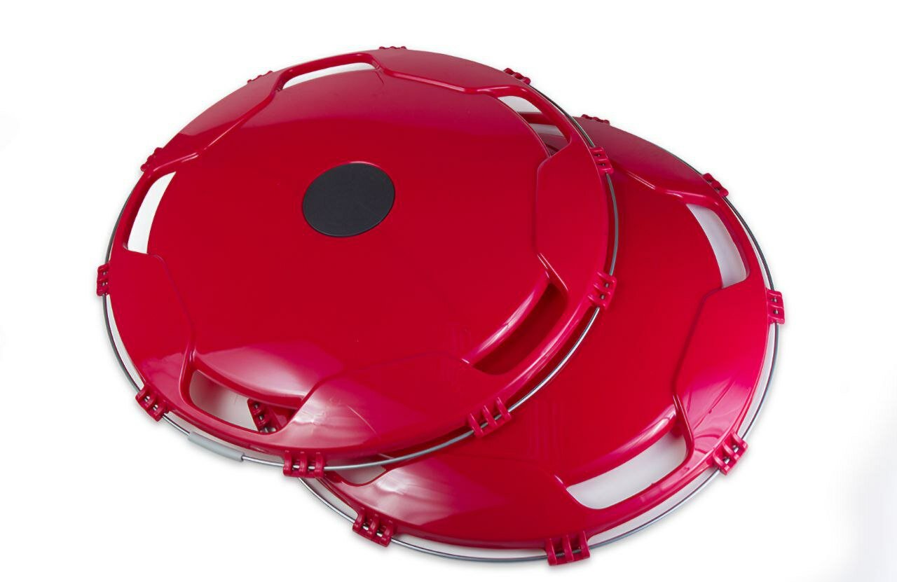 Колпак колеса, пластик, R-22.5", защёлки, задний, комплект 2 шт