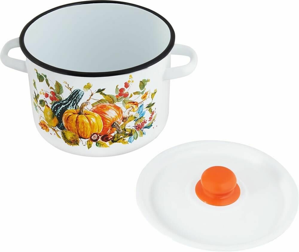 Кастрюля 1с15с/1 Осень эмаль цил 1,5л