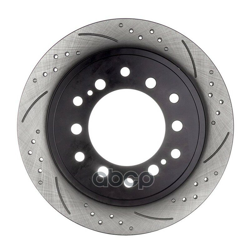 Диск тормозной (перфорированный) задний правый (Rr / RH) 4RUNNER (GRN21, KZN215); LAND CRUISER PRADO/4243160130 4243160190 42.