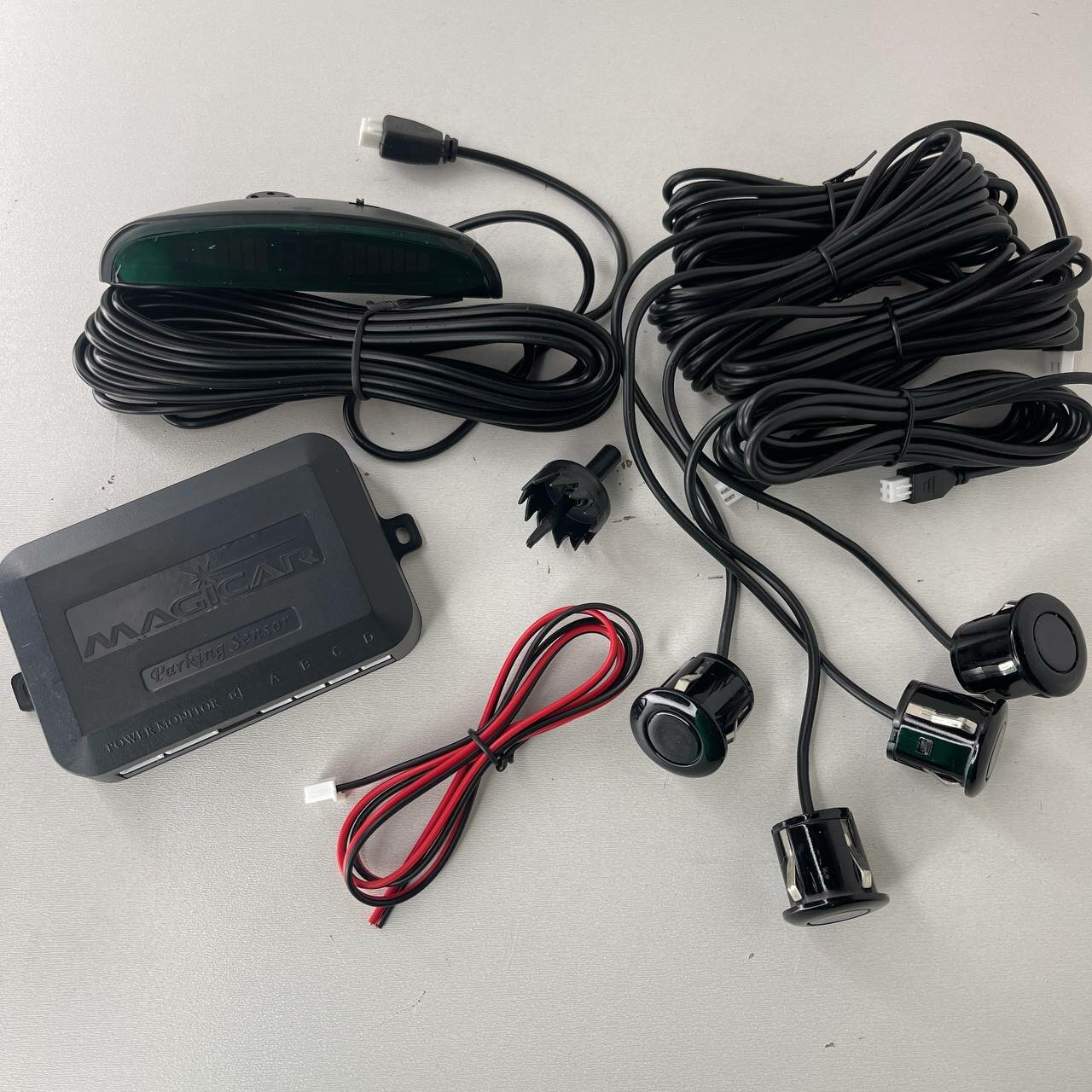 Парктроник на автомобиль черный 4 датчика