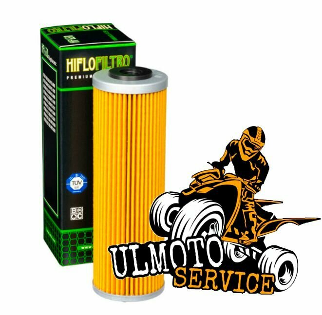 Масляный фильтр HIFLO FILTRO HF650 Аналог HF158, HF658 Для KTM 950, 990, 1190, 1290, Husqvarna FR450 Rally