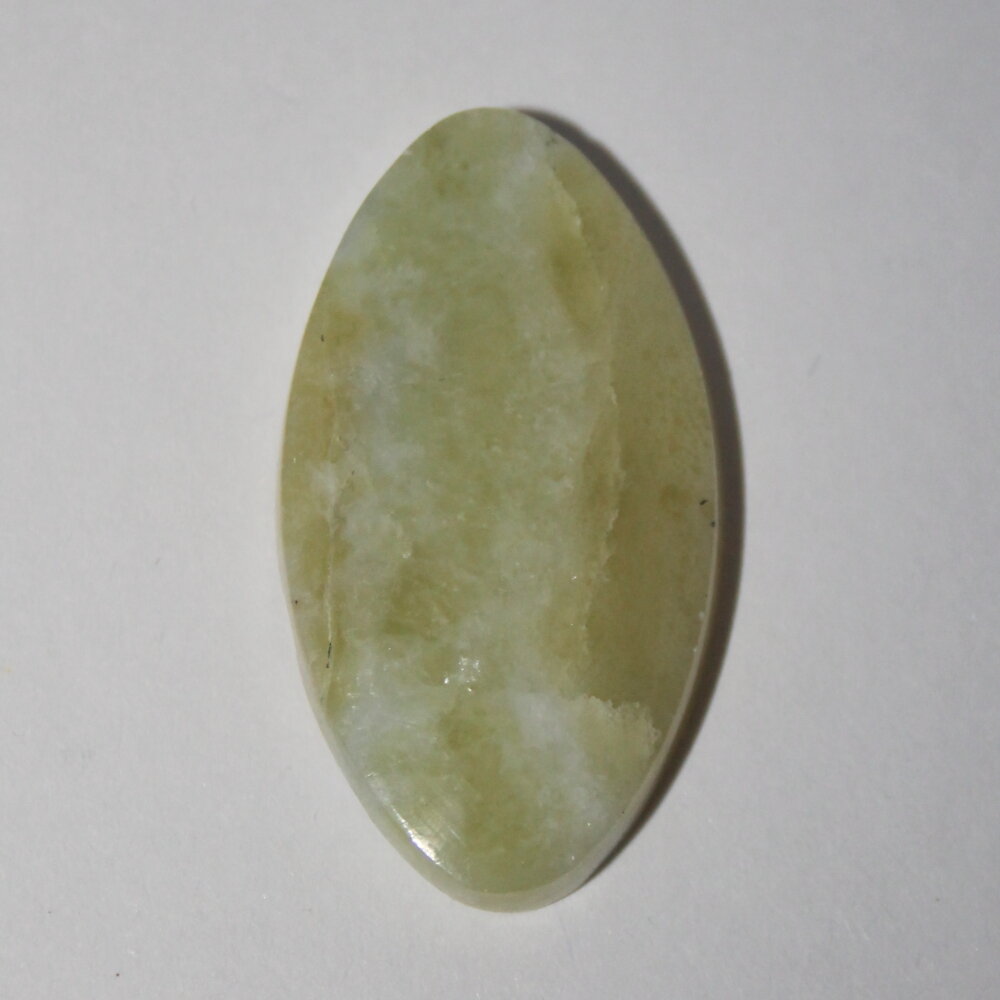 Коллекционный кабошон Оникс, 33х18х3 мм, Урал, "True Stones"