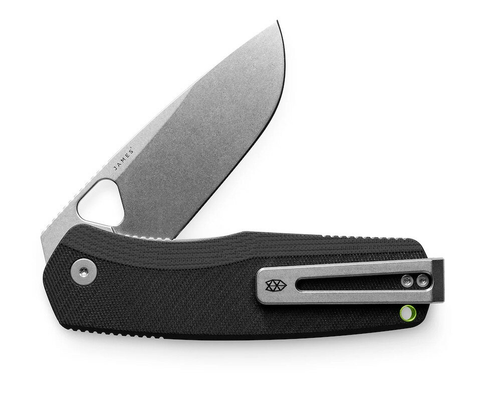 Нож The James Brand The Folsom Pro, лезвие LC200N, рукоять G10, Black