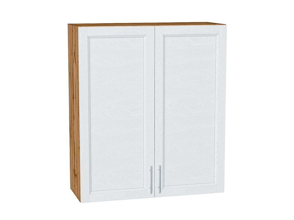 VVT Шкаф верхний с 2-мя дверцами Сканди Дуб Вотан, White Softwood, 920, 800 В*Ш*Г 920*800*320, фасад МДФ White Softwood, корпус Дуб Вотан White Softwood