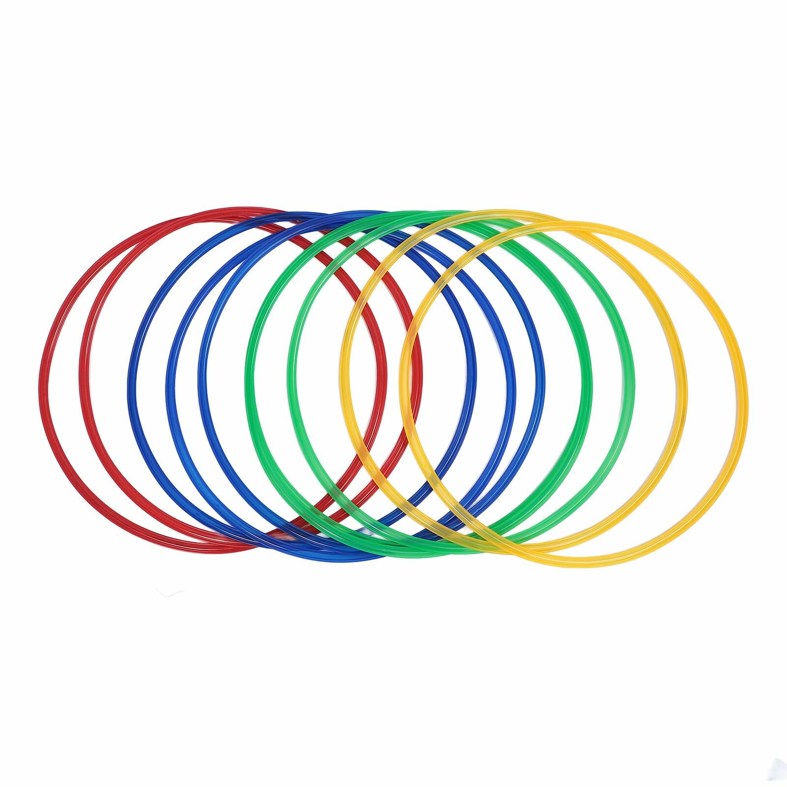 Сенсорные обучающие обручи для детей 18.9 дюймов, набор из 10 обручей и 10 соединителей для развития внимания и координации