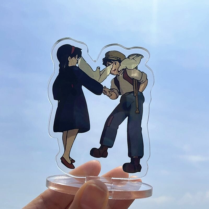 Акриловая декоративная панель рабочего стола, с именем Хаяо Миядзаки, размер 8 см