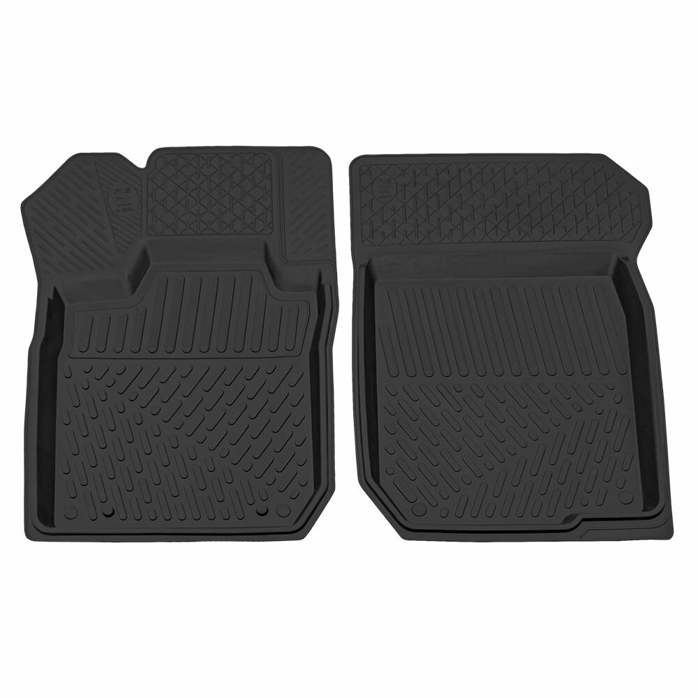 Коврики передние "Rezkon" Лада Ларгус / LADA Largus (2012-2021)