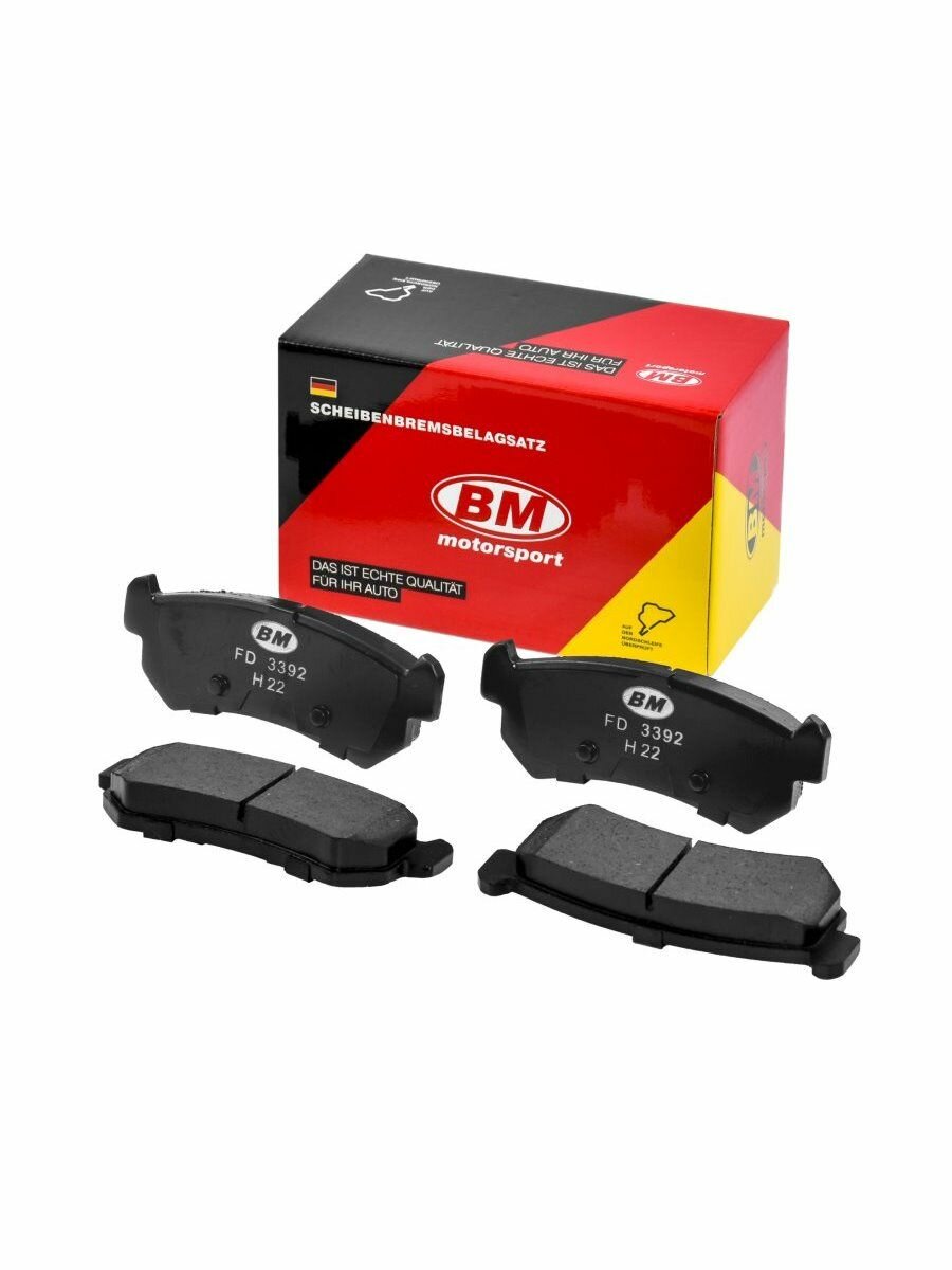 Колодки тормозные дисковые BM FD 3392 зад L/R для CHEVROLET и DAEWOO
