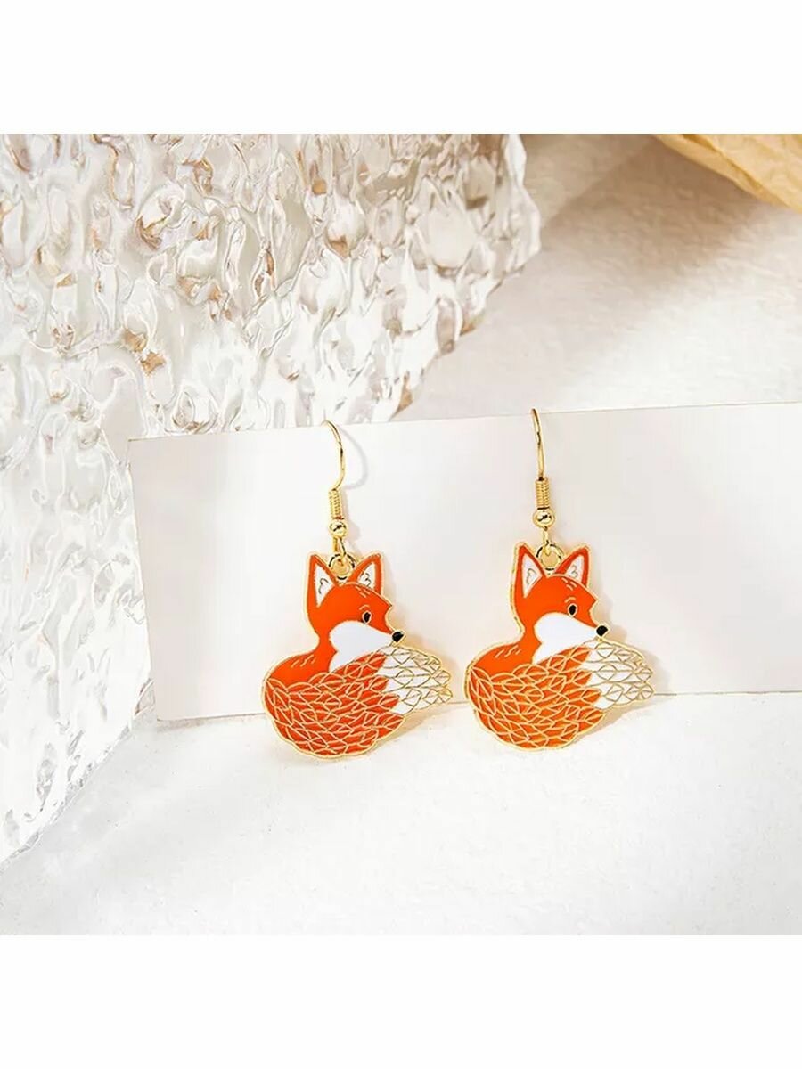 Серьги, эмаль