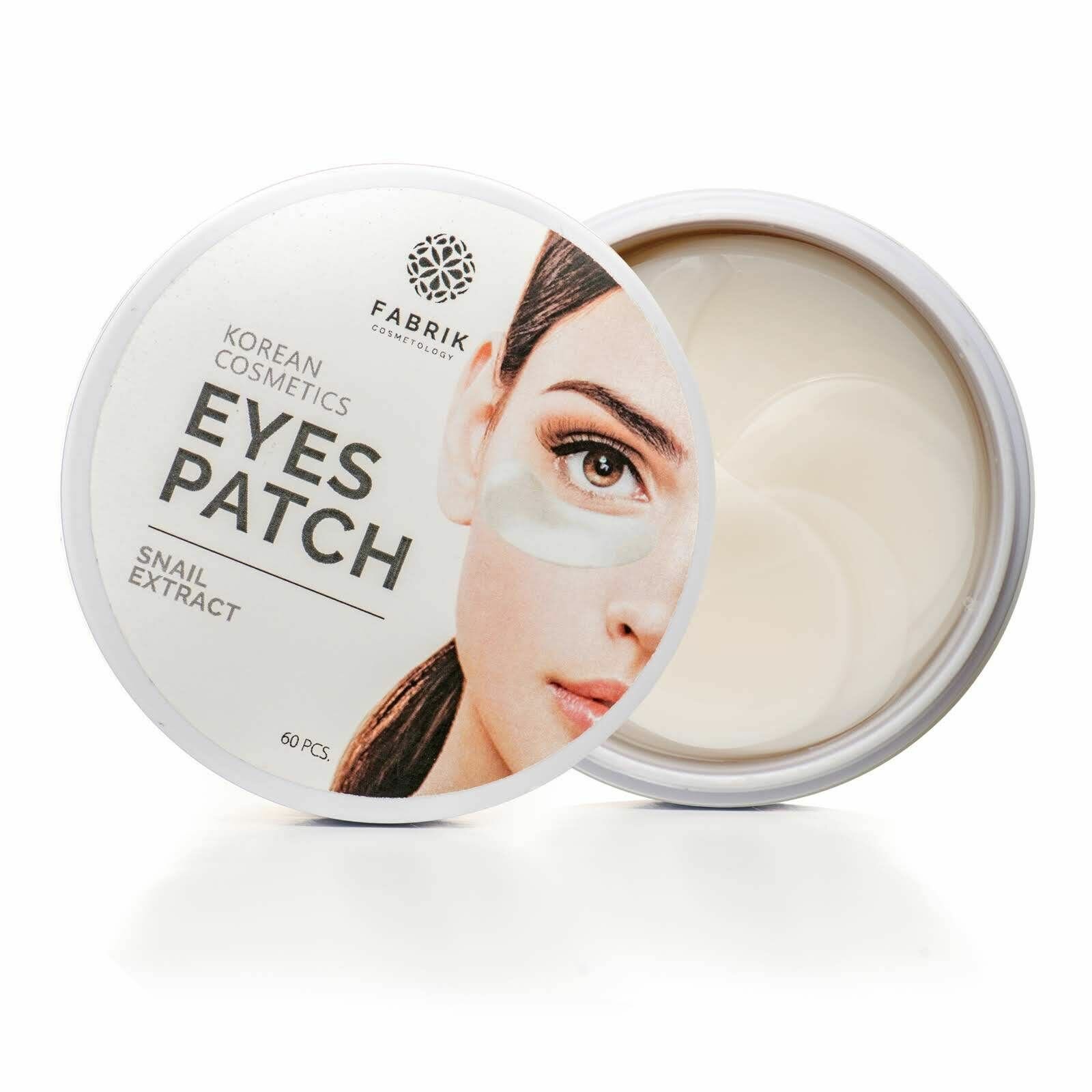 Патчи для глаз FABRIK с экстрактом улитки, банка, 150 г