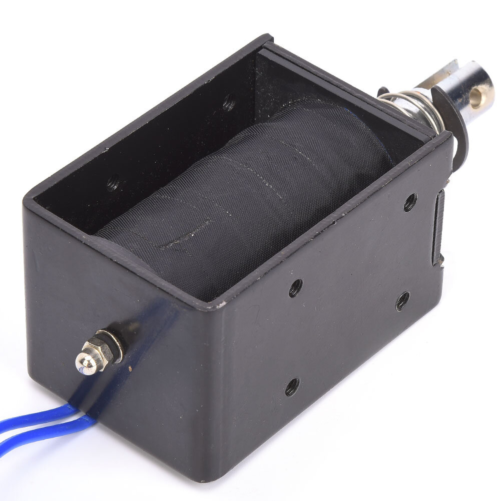 JF-1683B Двухтактный электромагнит соленоида постоянного тока 78,4N, 24 В постоянного тока, ход 20 мм