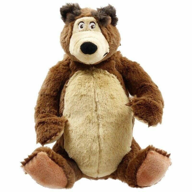 Марта и медведь играют в домик