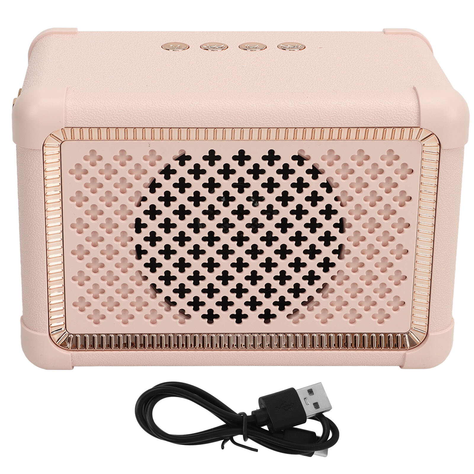 Беспроводной динамик портативный 6 часов беспроводной винтажный маленький динамик для настольной спальни офис.