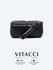 Сумка багет VITACCI, фактура гладкая, черный