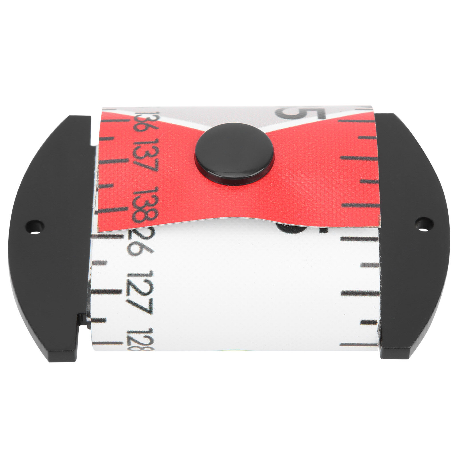 Измерительная линейка для рыбы 138x5 см, водостойкая лента для замера улова, красный цвет