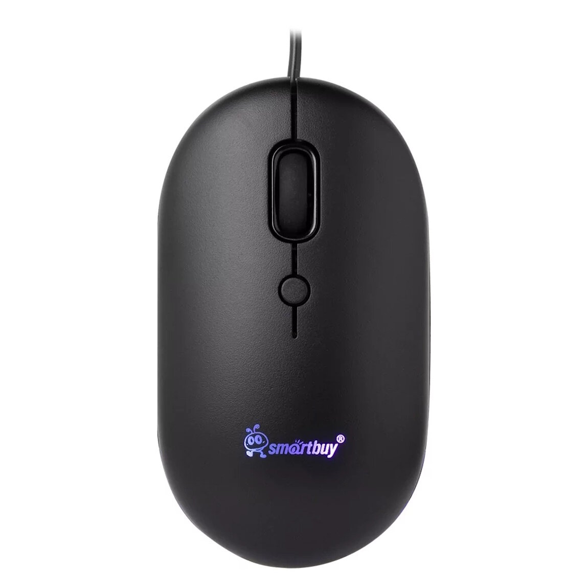 Мышь проводная Smartbuy 328 бесшумная с подсветкой, блистер черная (SBM328K) /40