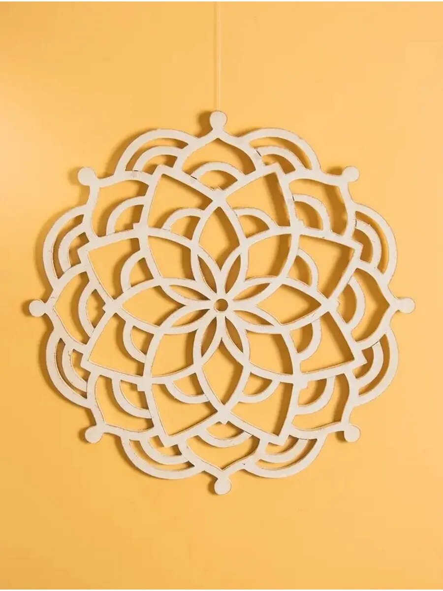 Современное панно Мандала из МДФ 40x40 см