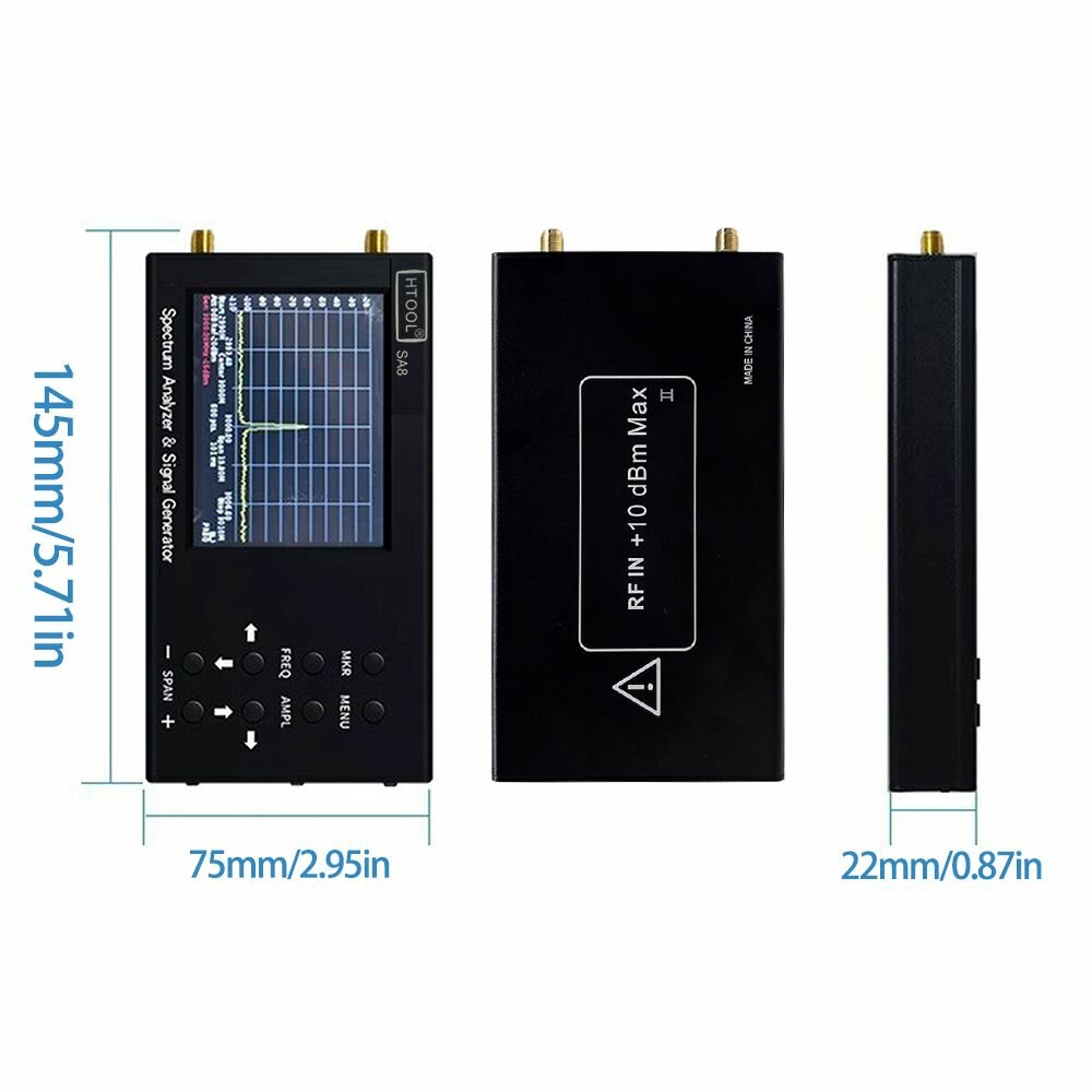 Считыватель HTOOL SA8*1, 3.2" цветной экран, 500 т/с, 5-8 ч работы без подзарядки — фото 1