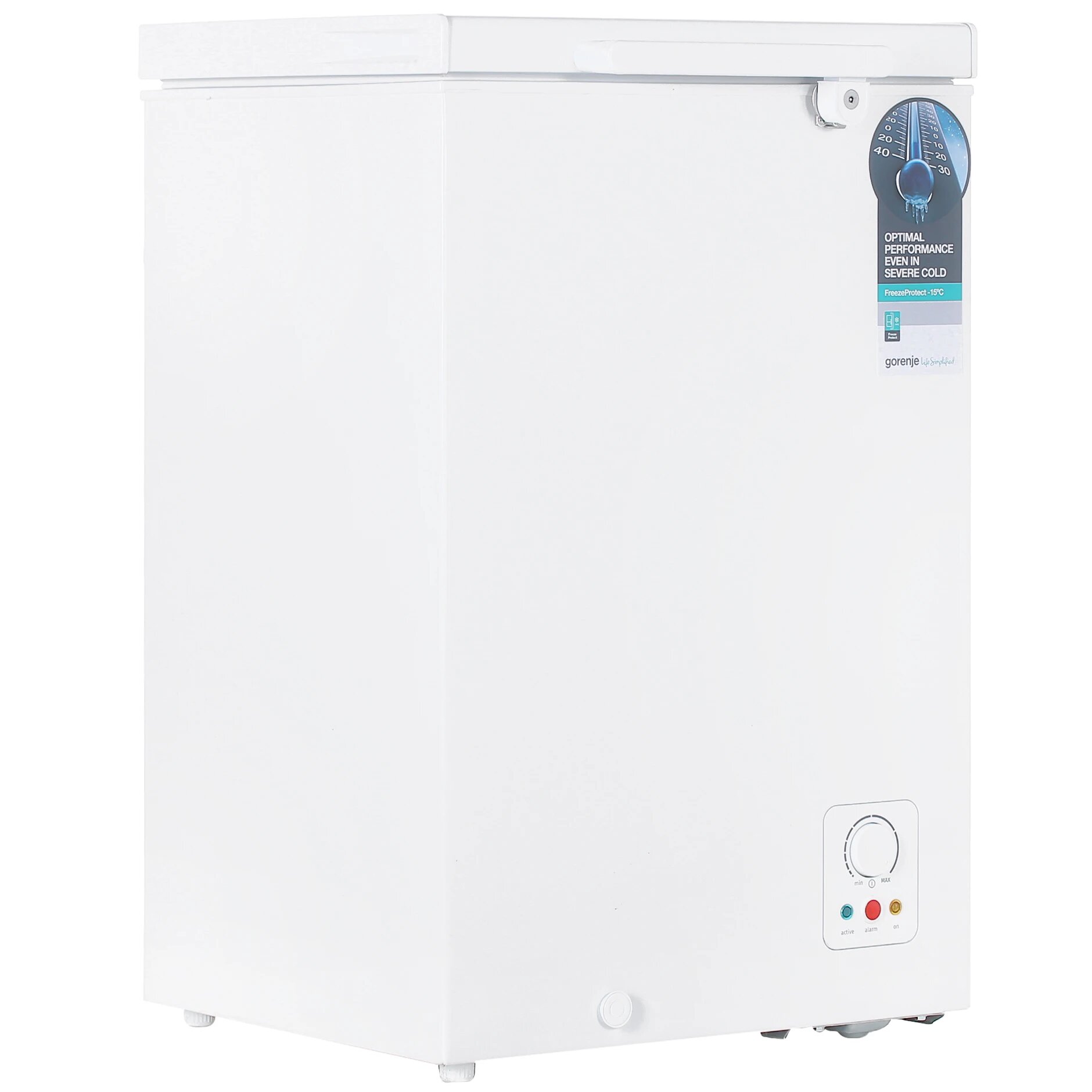 Морозильный ларь Gorenje FH10FPW, для мяса и мороженого, 95 л, белый