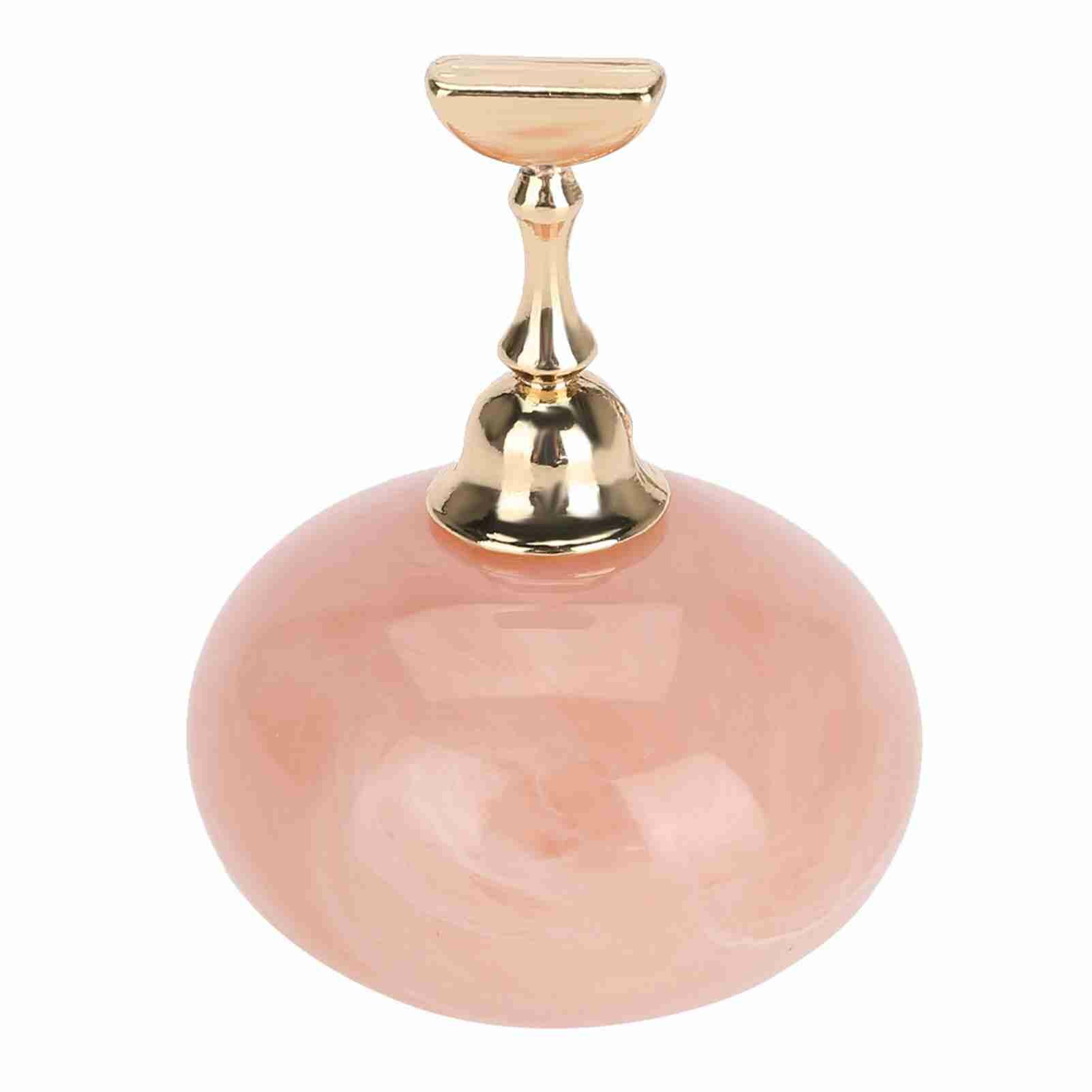 Подставка для демонстрации маникюрных принадлежностей, полка, держатели для типсов для дизайна ногтей, магнитная, золотистая основа, розовая