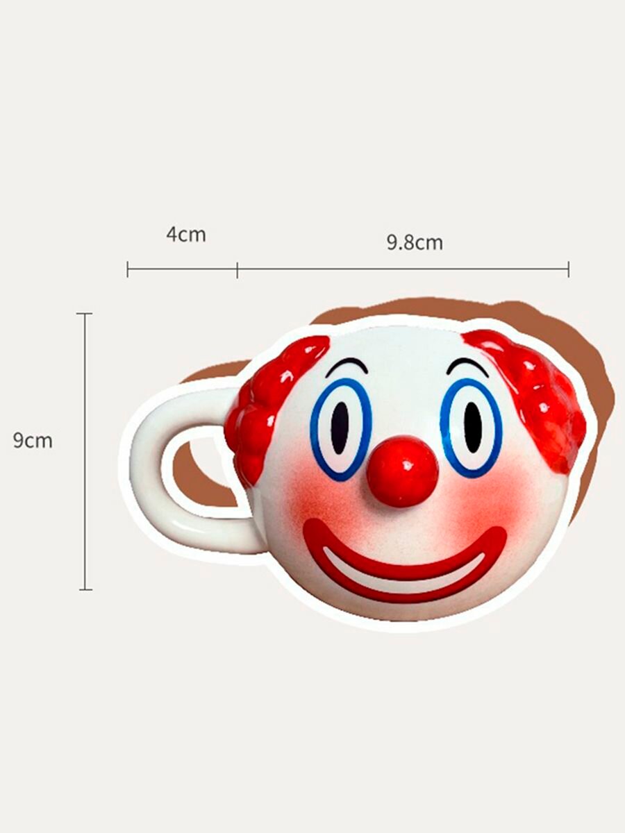 Кружка мем клоун, 480мл. керамическая кружка для кофе, чая