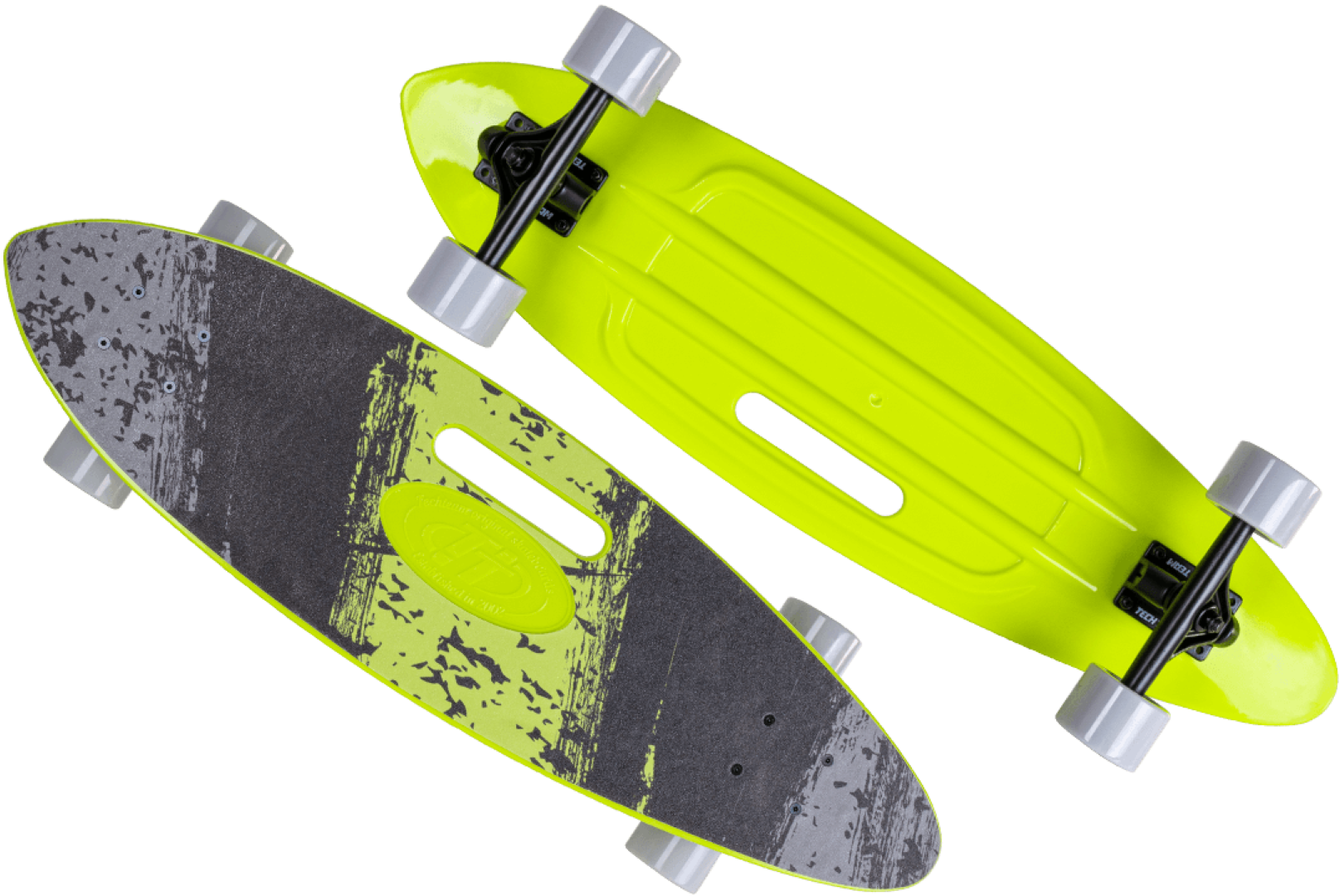 Круизер Tech Team "Fishboard 31", 79х22см, Abec 7, до 100кг - Yellow