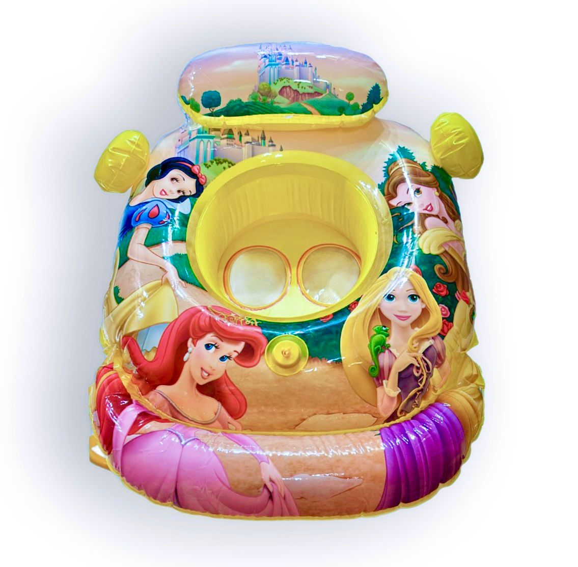 Круг для плавания детский с ножками, крышей, рулем KD