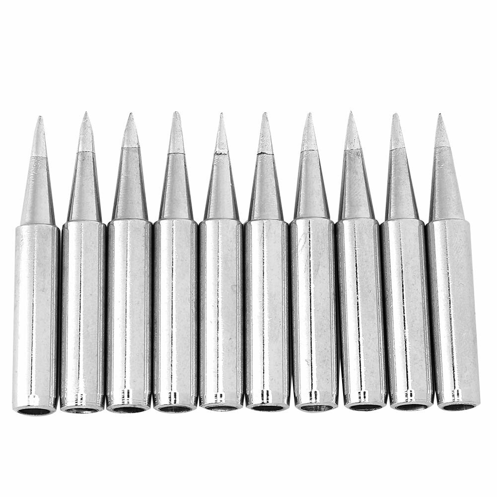 Набор из 10 наконечников для бессвинцового паяльника, аксессуары для пайки и сварки 900MT0.8D