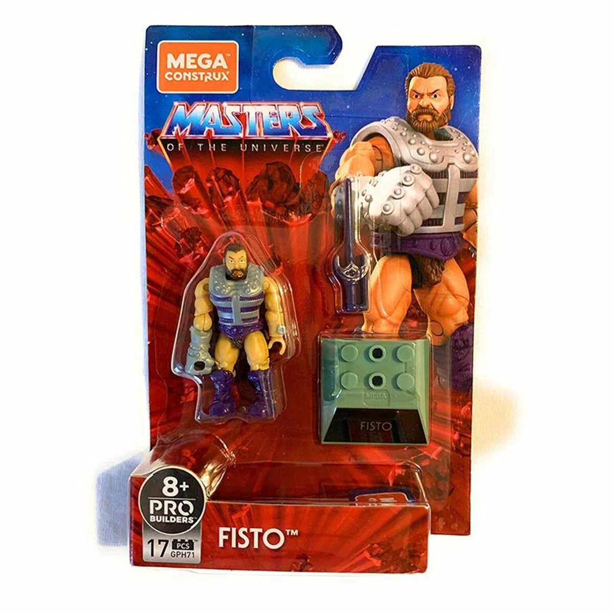 Mega Construx Masters of the Universe Fisto /Коллекционная модель мини-фигурки, набор детских игрушек для мальчиков