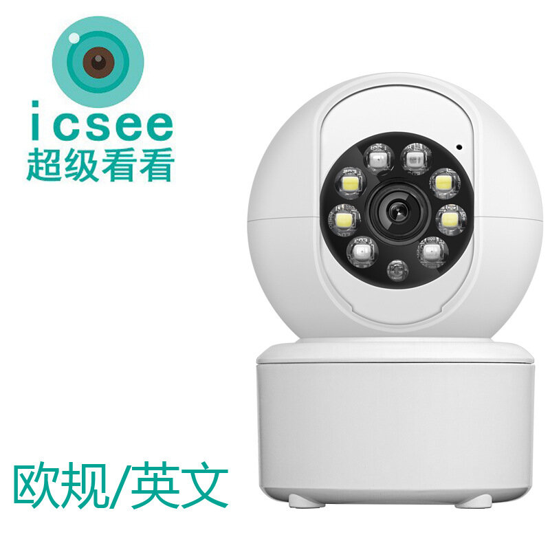 ICSee домашняя камера наблюдения 1080P HD с европейским штекером без карты памяти