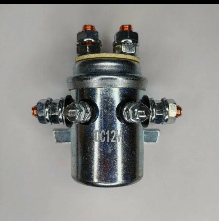 Соленоид (бочонок) для автомобильной лебедки 24V универсальный
