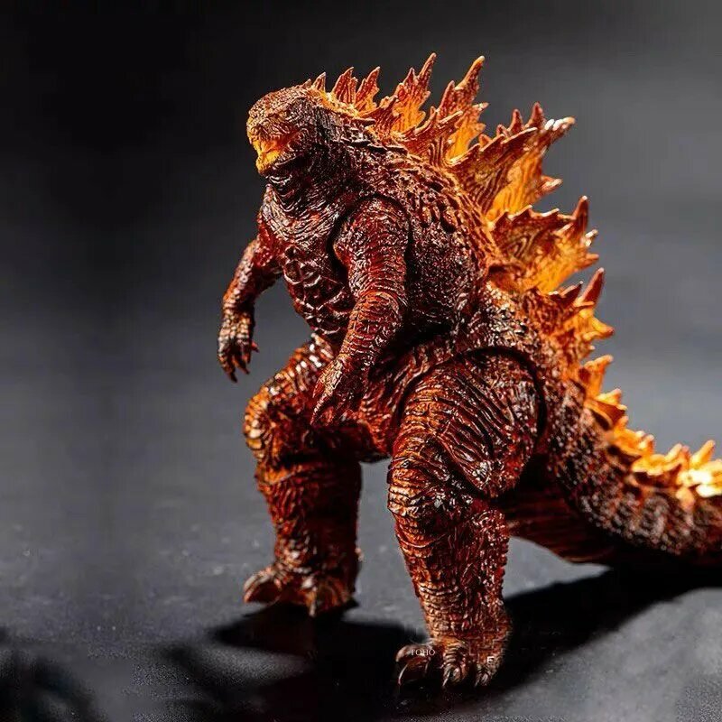 HIYA TOYS King of the Monsters Burning Godzilla Action Figure Горящая Годзилла Передвижная статуя