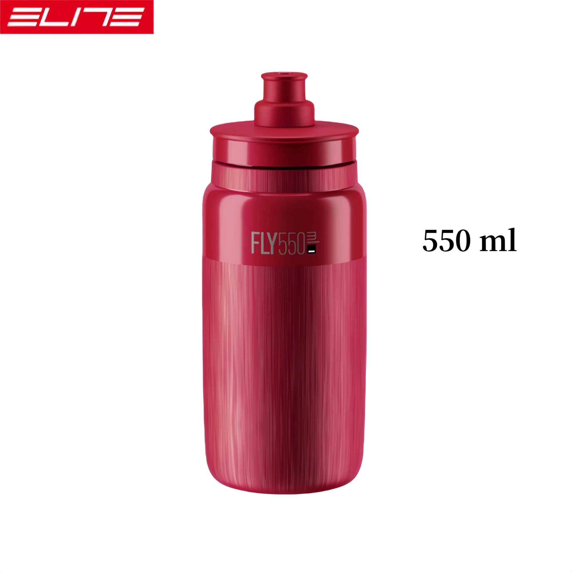 ELITE FLY TEX пластиковая велосипедная бутылка для воды 500 мл Красный, purple