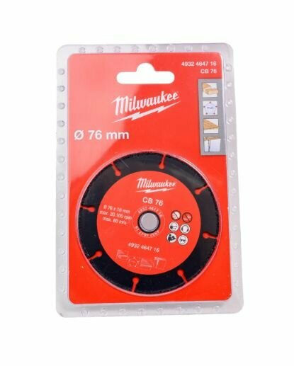 Пильный диск Milwaukee 4932464716, для дерева/пластика, 76x10 мм