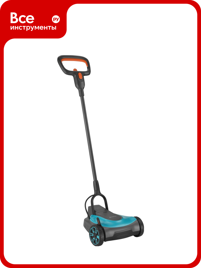 Аккумуляторная ручная газонокосилка Gardena 2218V P4A 14620-20.000.00, для стрижки небольших по площади