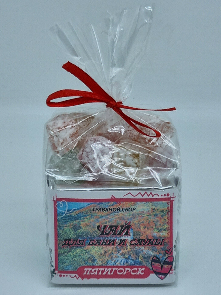 Краснополянский чай "для бани и сауны" 40гр +лукум 50гр Пятигорск